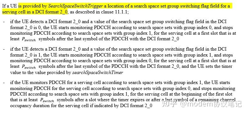 Search space set group switching(一) - 知乎