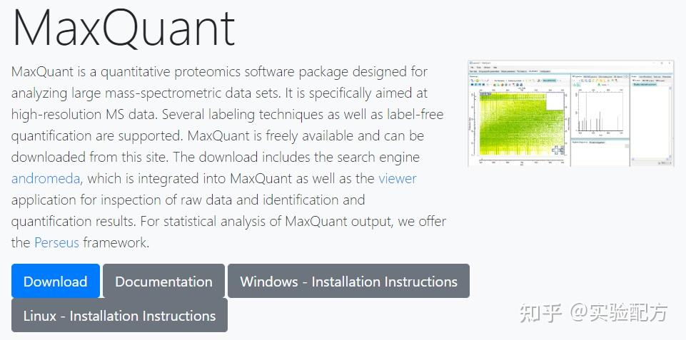 MaxQuant Installation-蛋白质组学数据分析 - 知乎