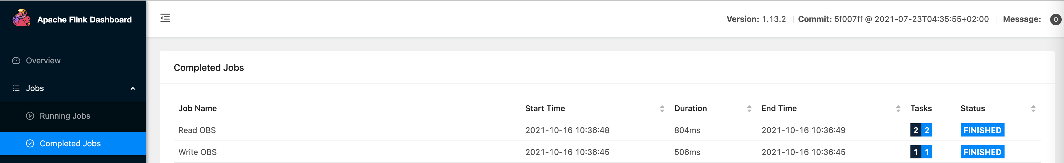 Flink使用华为云OBS作为Data Source/FileSink - 知乎