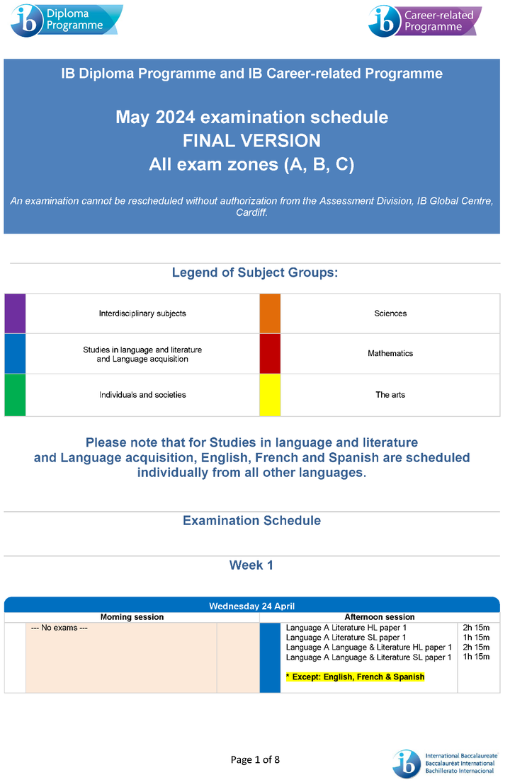 2024年IBDP大考时间公布，考评模式变革! - 知乎