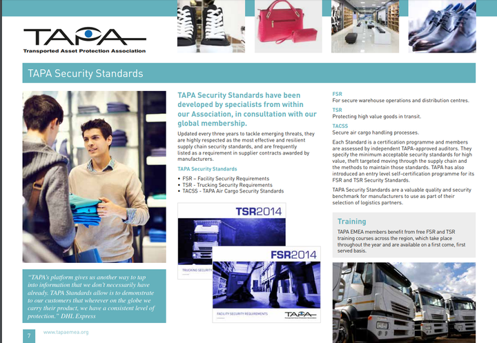 TAPA认证辅导 TAPA FSR实施QMS的八项原则主要内容 - 知乎