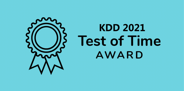 KDD'21 | 时间检验研究奖论文解读 - 知乎