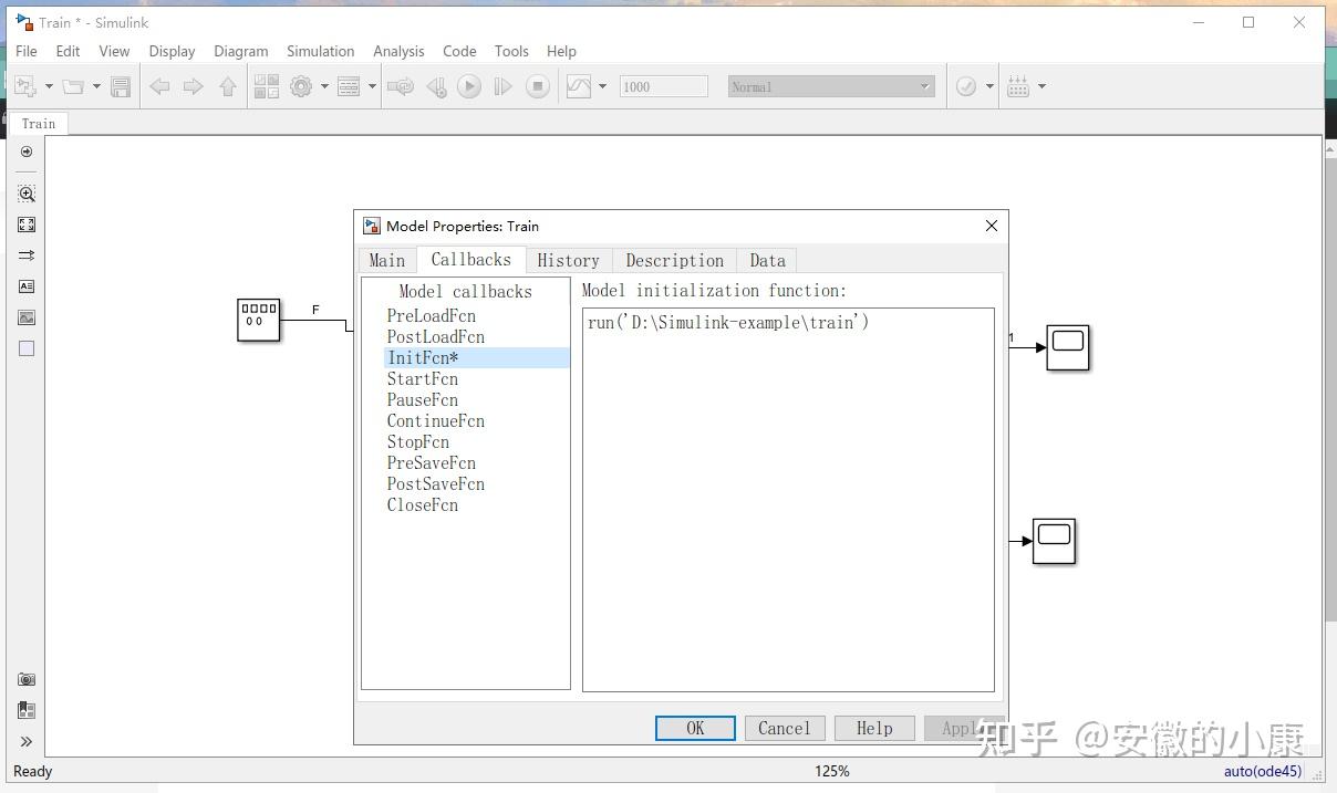 如何为搭建的Simulink模型编写相应的M文件并运行 - 知乎