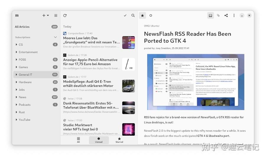 2024年Linux上17个最佳 RSS阅读器整理 - 知乎