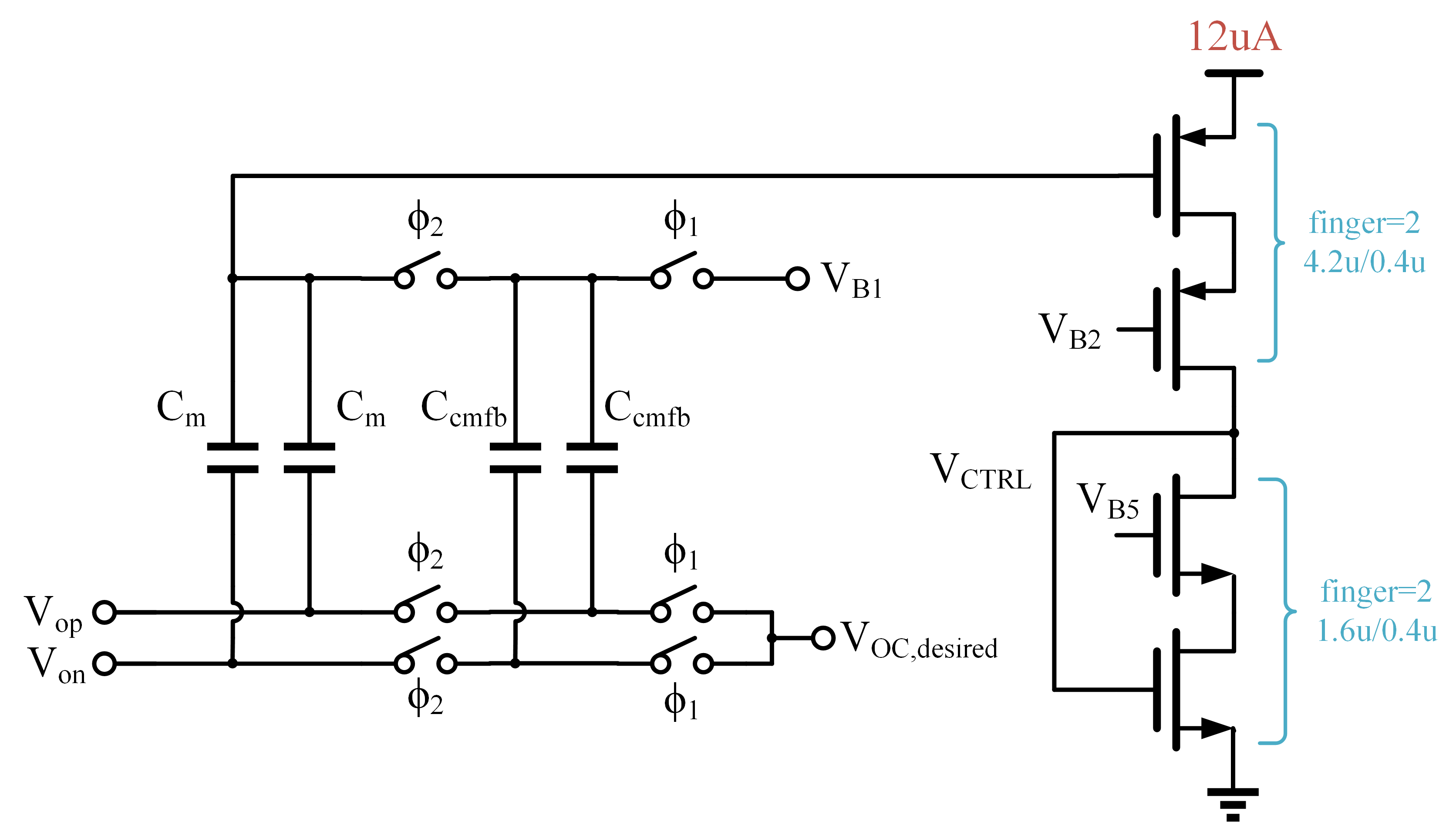 全差分两级运放设计：Cascode+CS+SC-CMFB - 知乎