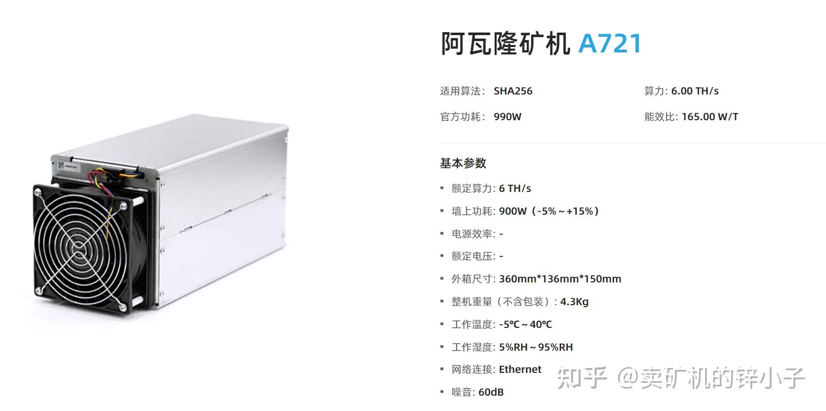 阿瓦隆矿机信息一览 - 知乎