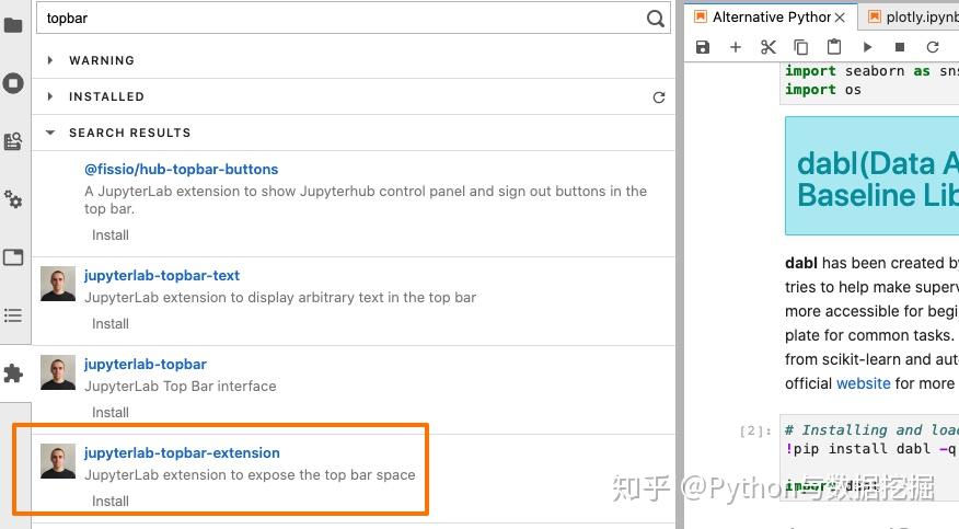 超棒！8 款非常实用的 JupyterLab 插件 - 知乎
