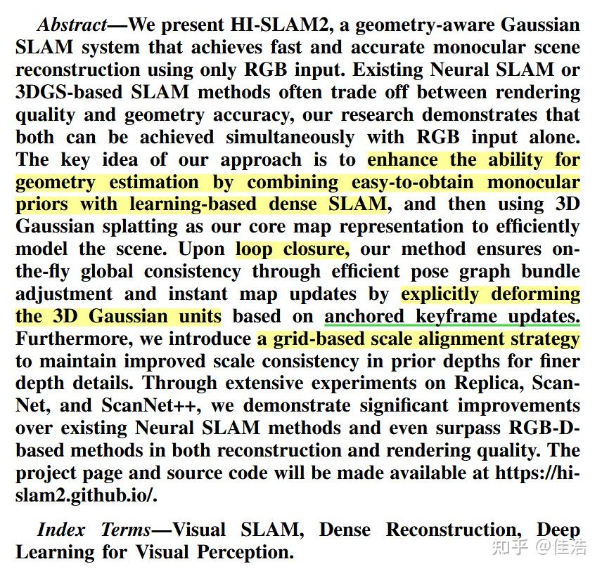 SLAM-3DGS算法研究之路：HI-SLAM2论文深入研读 - 知乎