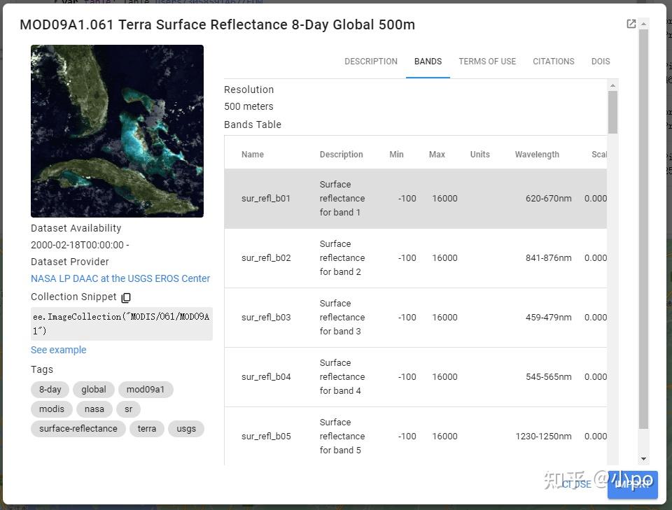 GEE实验4：MODIS不同系列产品整合 - 知乎