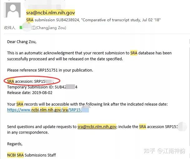获取登录号Accession Number之完整解决方案|组学数据上传NCBI - 知乎