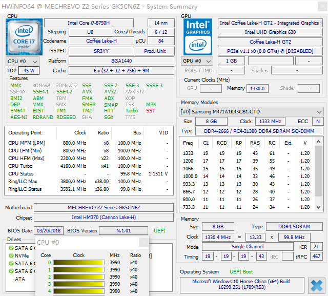 【曝光】Intel 8代移动版处理器i7-8750H性能测试 - 知乎