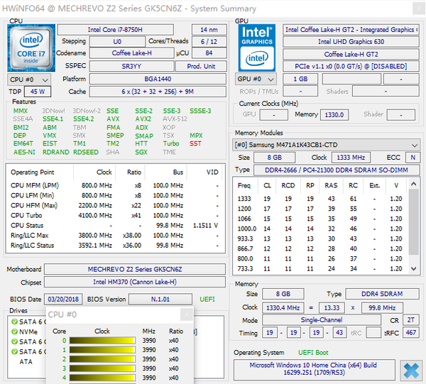 【曝光】Intel 8代移动版处理器i7-8750H性能测试 - 知乎