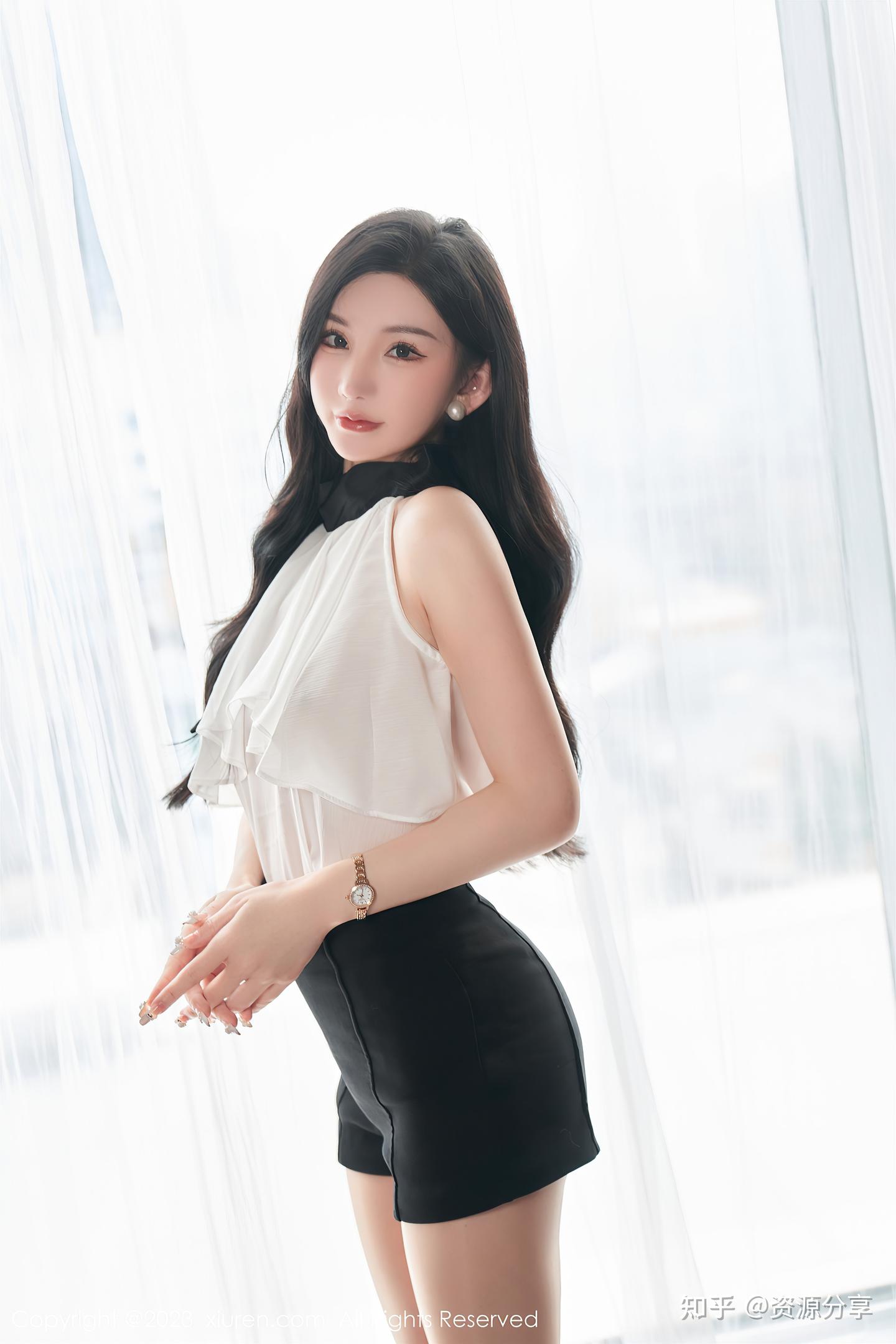 秀人网 周于希 Sally | 黑白时尚制服OL写真[83+1P] - 知乎