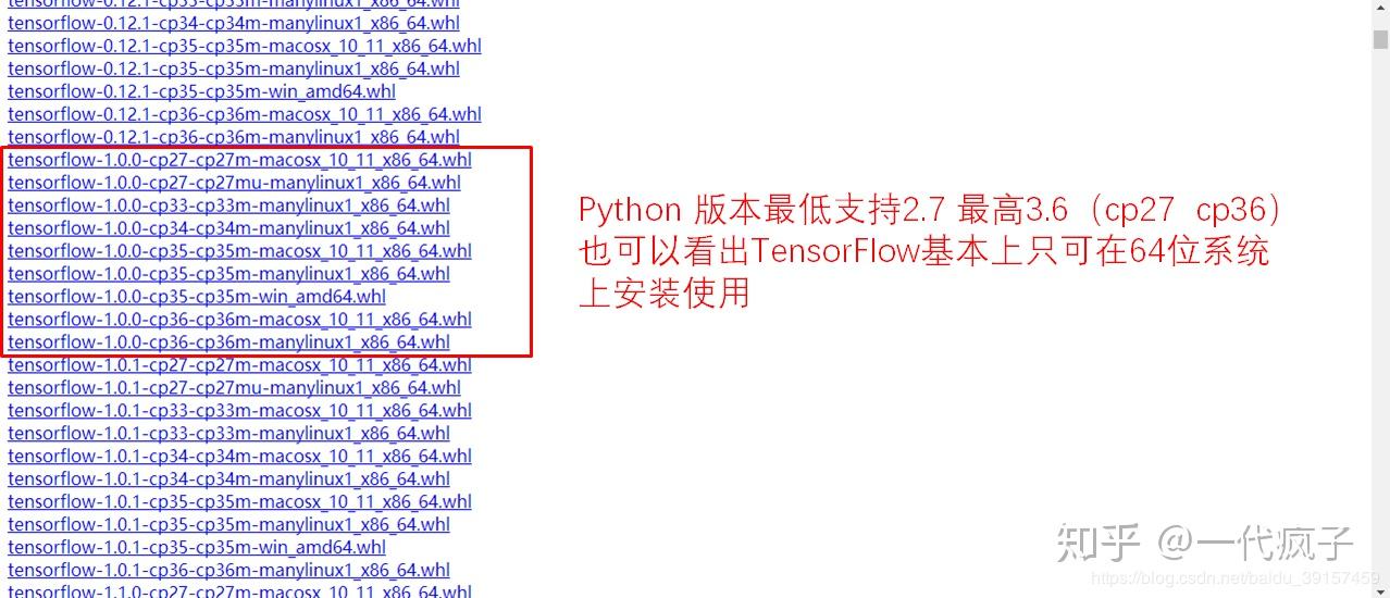 tensorflow安装全解(全解萌新向/CPU/下载快/自选新旧版本/GPU安装简述/报错解决) - 知乎