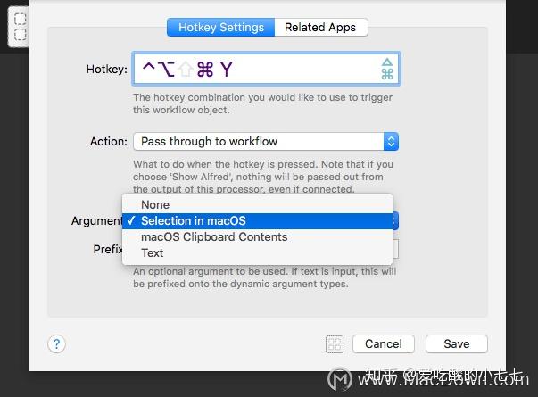 Alfred从入门到精通：使用Alfred工作流程在macOS中操作所选文本(三) - 知乎