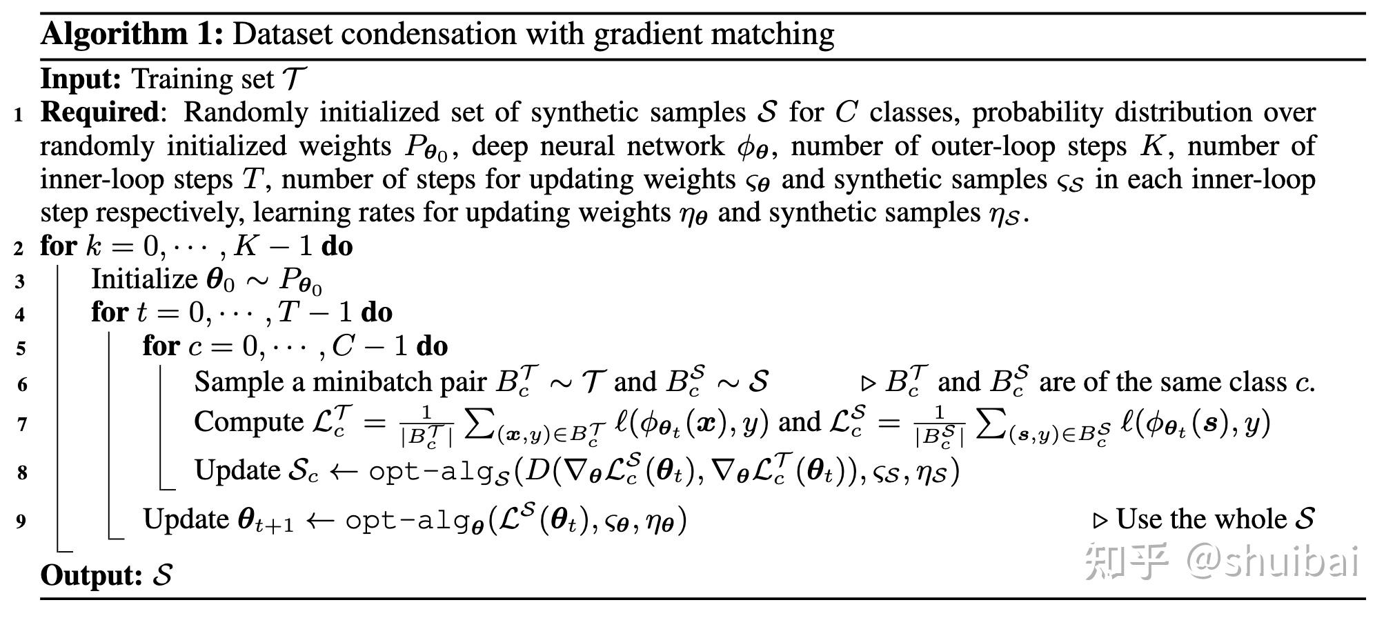 Dataset Condensation With Gradient Matching 阅读笔记 - 知乎