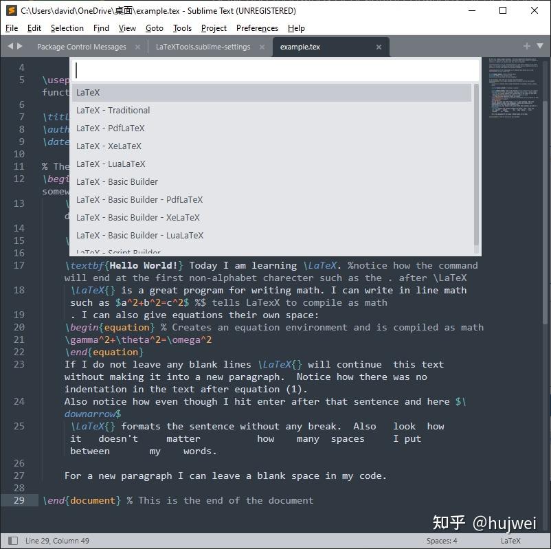 配置Sublime通过TeXLive组件编译LaTeX文件 - 知乎