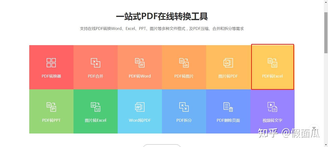 怎么把PDF的表格转成EXCEl？ - 知乎