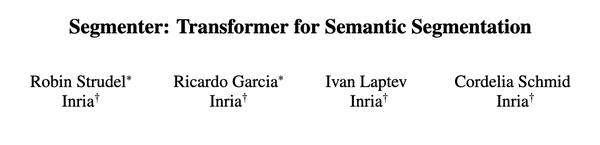[14] Segmenter: 用Transformer 做语义分割 - 知乎