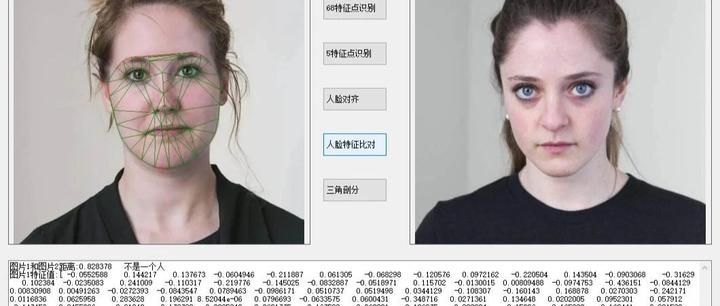 C# DlibDotNet 人脸识别、人脸68特征点识别、人脸5特征点识别、人脸对齐，三角剖分，人脸特征比对 - 知乎