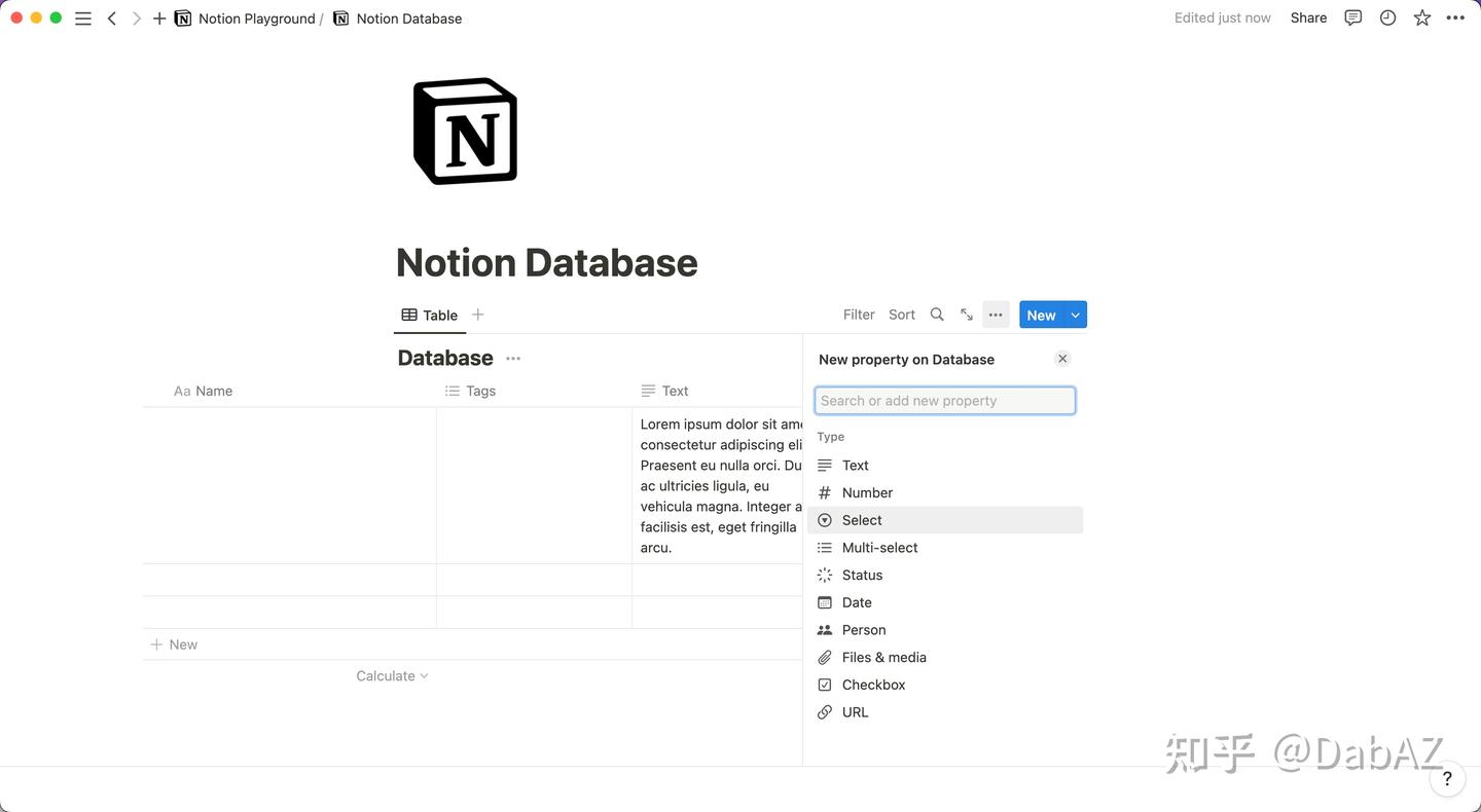 Notion Database（数据库）简明教程（第一部分） - 知乎