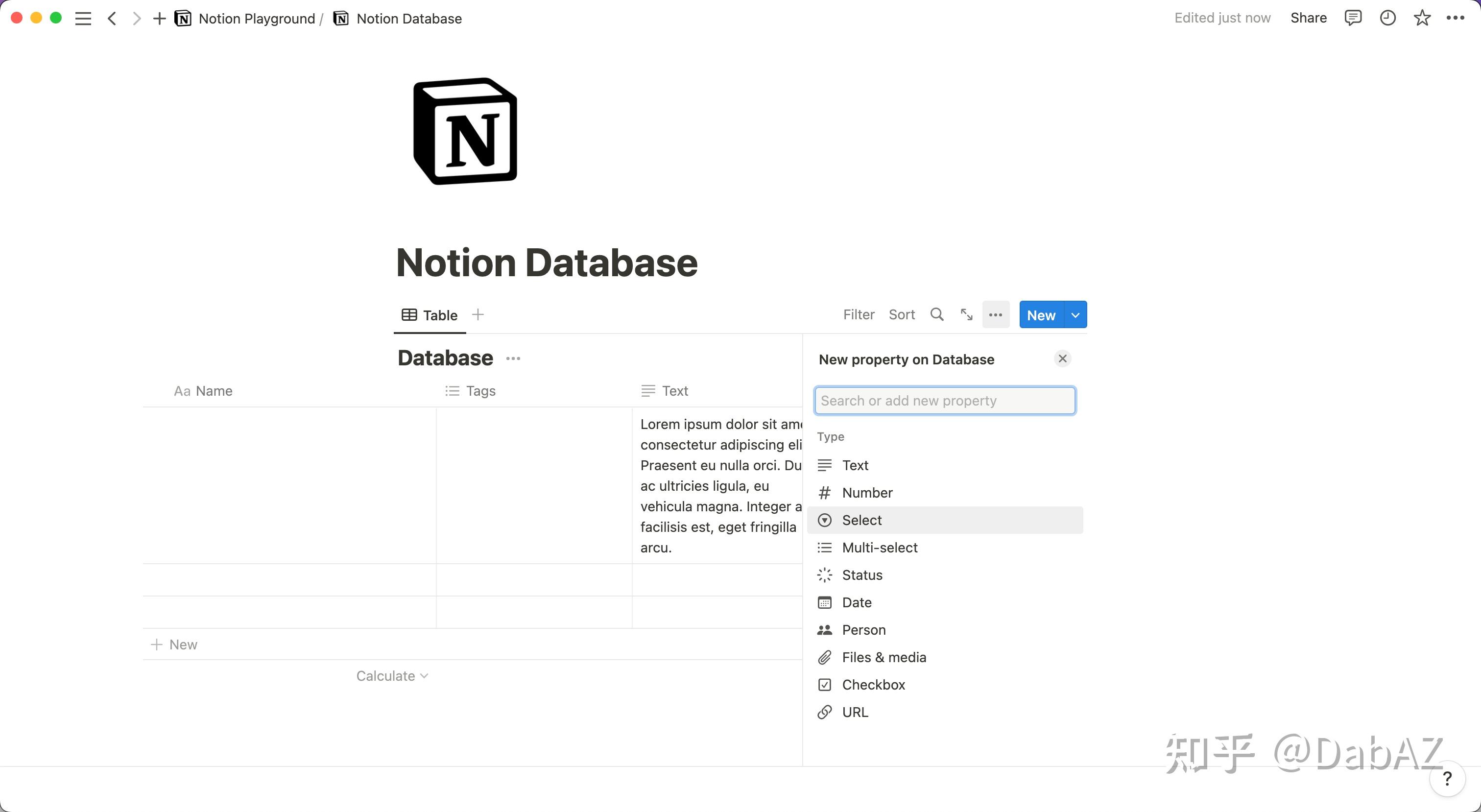 Notion Database（数据库）简明教程（第一部分） - 知乎