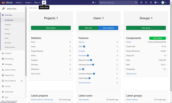 GitLab Admin Area - 知乎