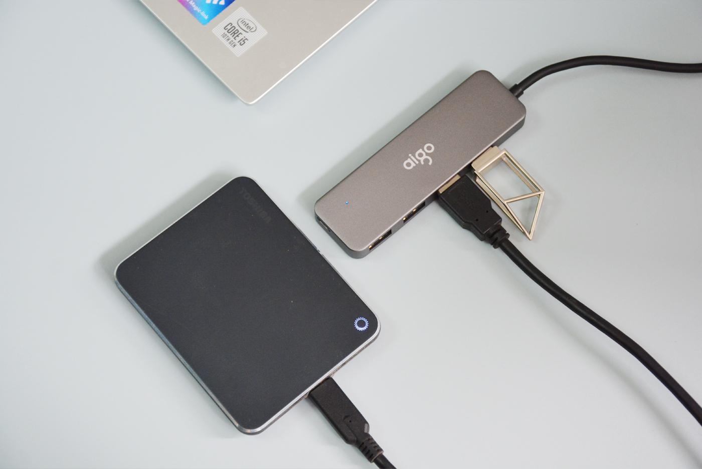 多功能扩展坞怎么选？aigo Type-C拓展坞H5高效又实用 - 知乎