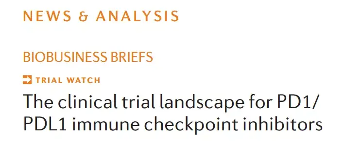 Nature综述：PD-1/PD-L1免疫疗法的现状与前景 - 知乎