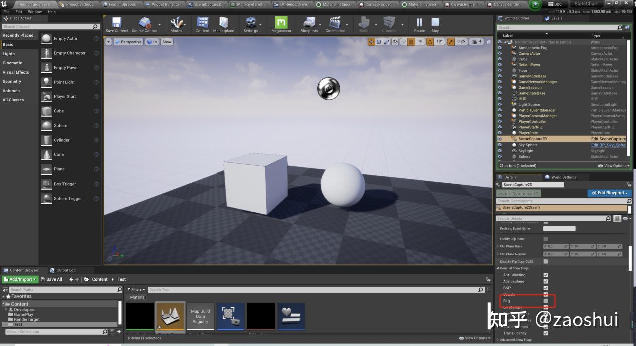 UE4 SceneCapture2D基础用法 - 知乎