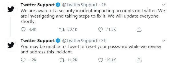 Twitter 重大安全事故，多位名流发布钓鱼推特，数万账号被停用 - 知乎