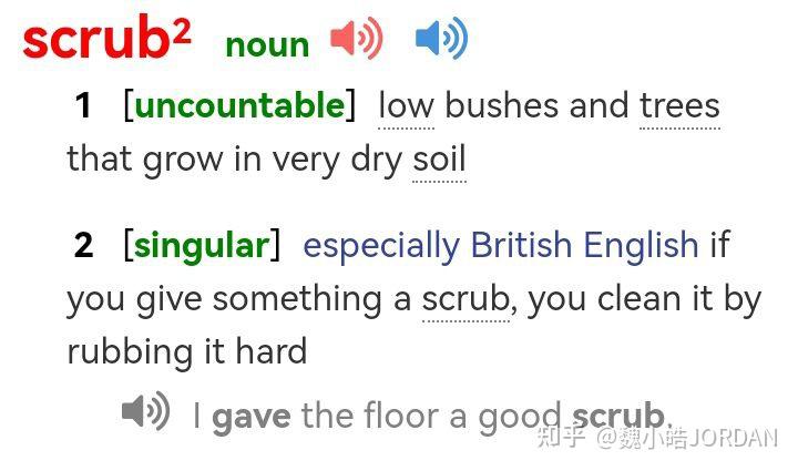 bush brush shrub scrub 这几个单词是什么关系？ - 知乎