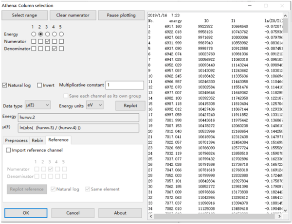 XAFS数据处理I——软件安装和数据导入 - 知乎