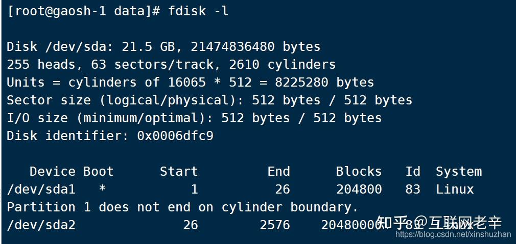 【linux】循序渐进学运维-基础篇-分区命令fdisk - 知乎