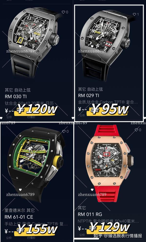 百万预算买哪些理查德米勒最合适 - 知乎