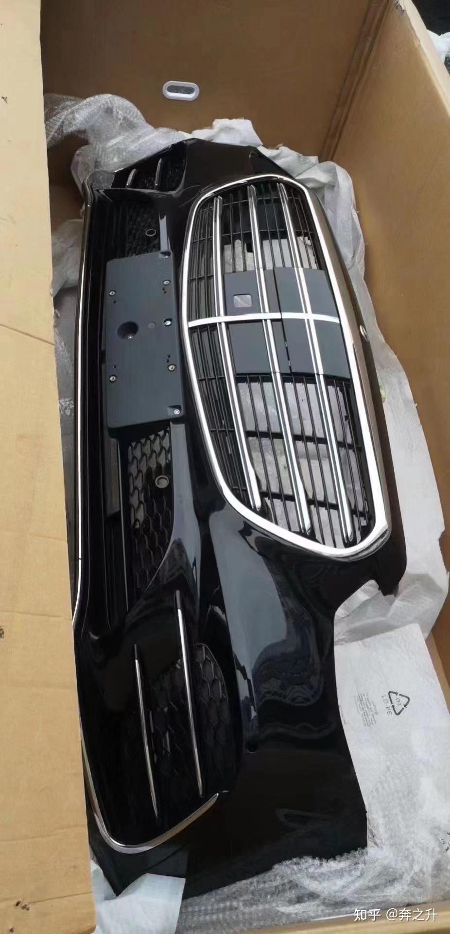 新款墨版奔驰S450升级中规原厂S450四驱版前脸看看效果怎么样 - 知乎