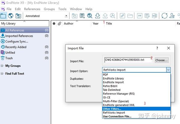 [Endnote] CNKI题录导入Endnote的方法 - 知乎