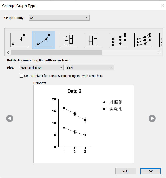 Graphpad如何画带误差棒的多条折线图 - 知乎