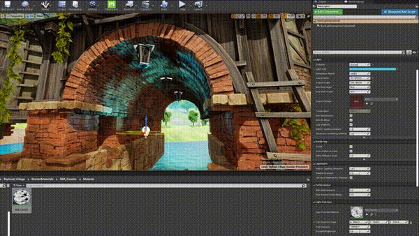 UE4 使用Light Function 简单做出水纹反射的效果 - 知乎