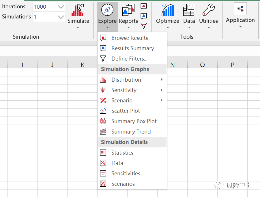 Palisade公司@Risk 8 功能界面 - 知乎