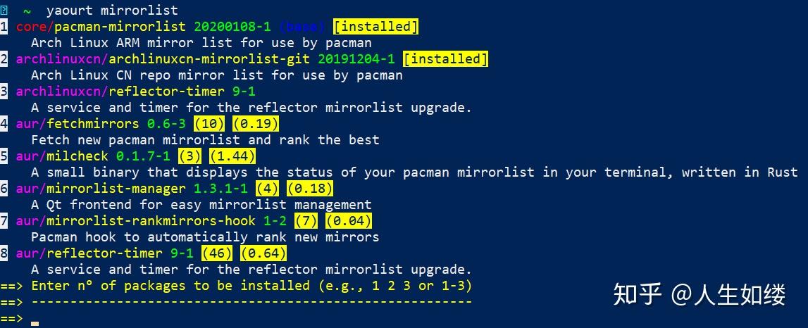 最全：Arch Linux ARM 更新软件源的方法 - 知乎