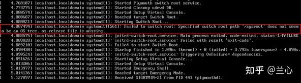 【常见问题（二）】打印Failed to start Switch Root错误，导致系统进入紧急模式的解决方法 - 知乎