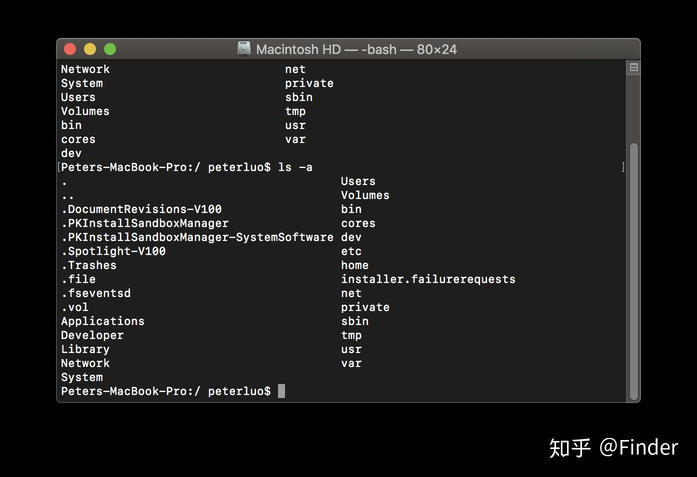 macOS 命令行教程0 → 基本操作 - 知乎