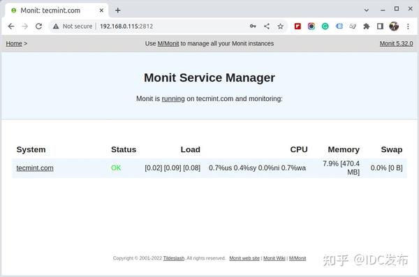 Monit - 用于管理和监控 Linux 系统的开源工具 - 知乎