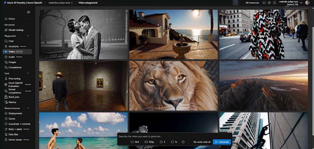 Azure OpenAI上的Sora API接口可用！ - 知乎
