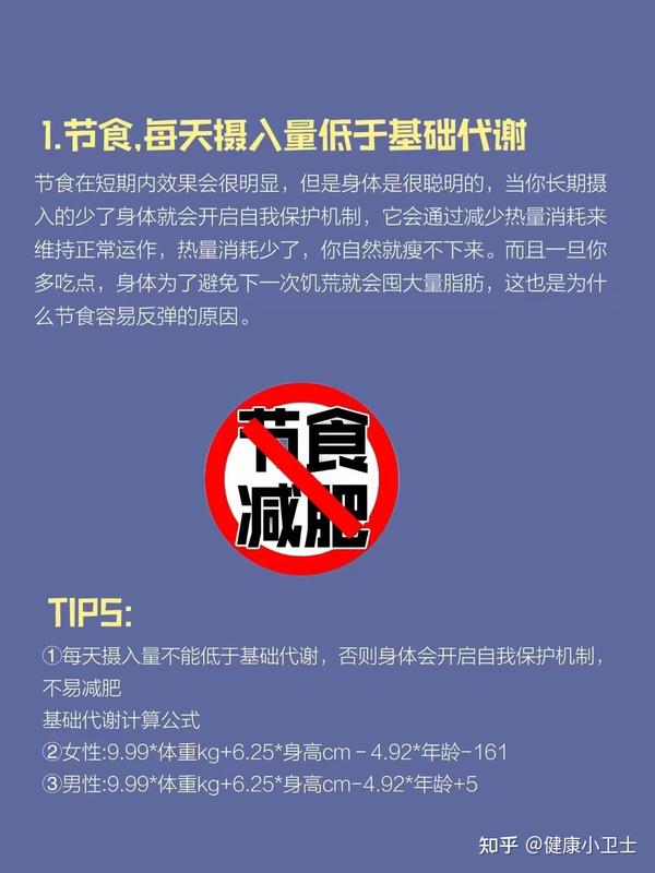 这有可能就是你瘦不下来的原因! 知乎
