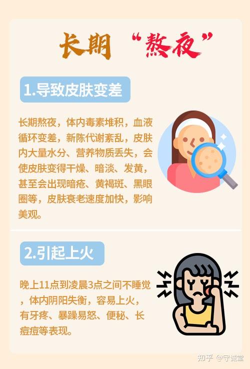 长期熬夜会对身体造成哪些危害? 知乎