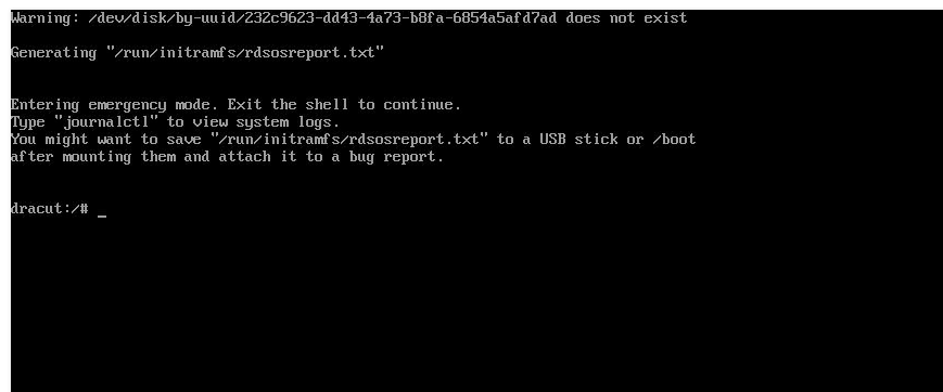 linux--dracut initqueue timeout 识别不到磁盘 - 知乎