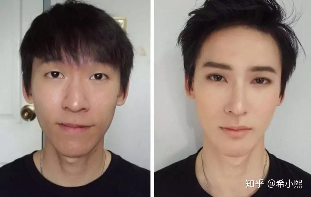 男生化妆就是 娘”吗？看完这波男生化妆前后对比照，终于知道化妆有多重要了！ 知乎