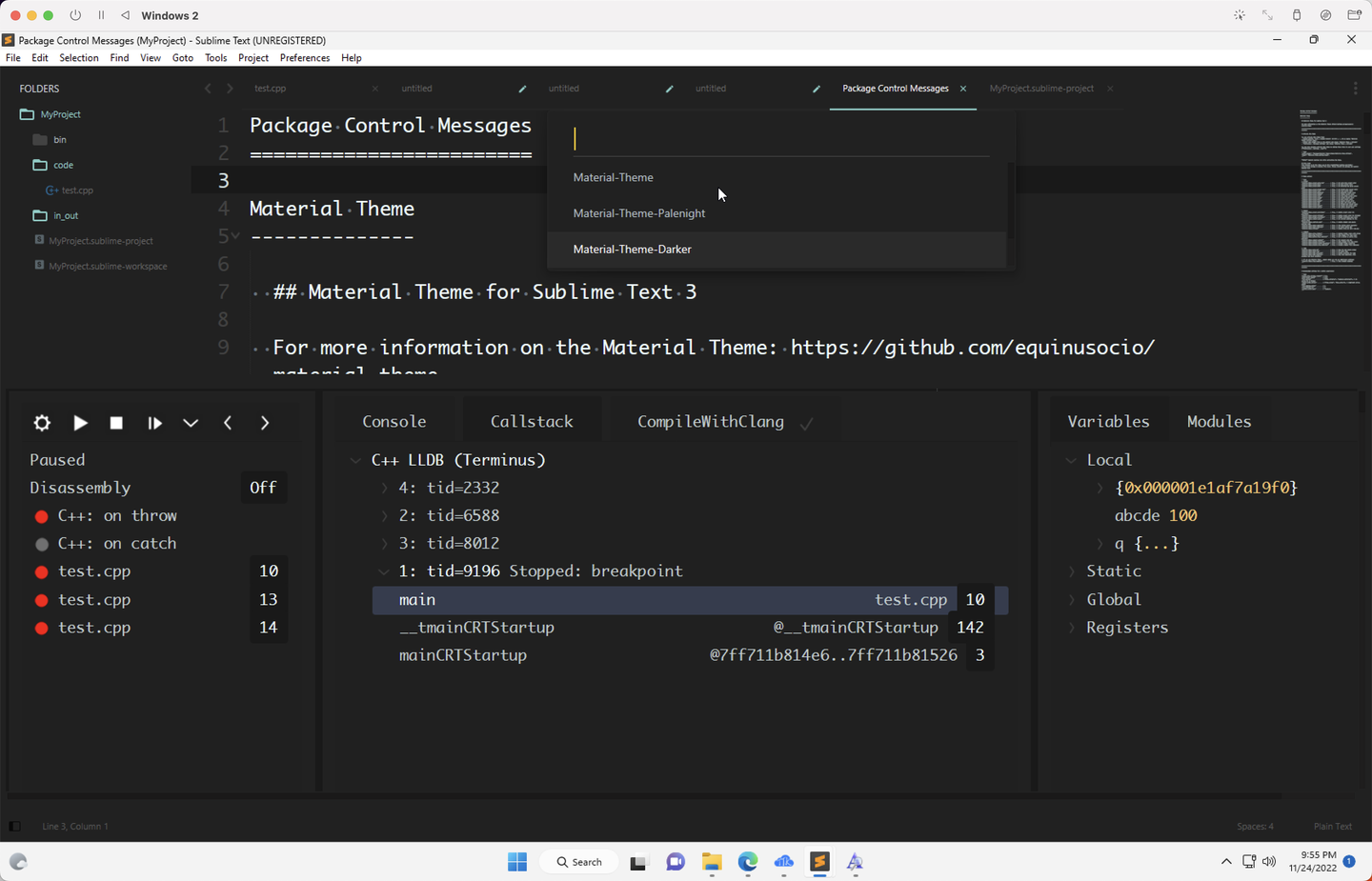 【全网最新、最详细】如何使用 Sublime Text 4 优雅地写C++？ - 知乎
